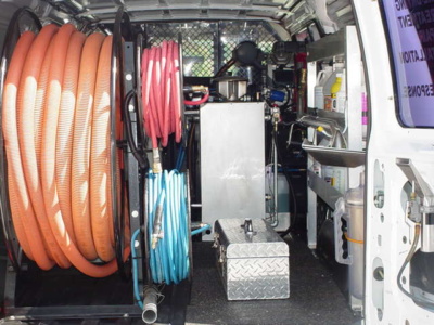 all-star-van-inside - All Star Steamer, LLC